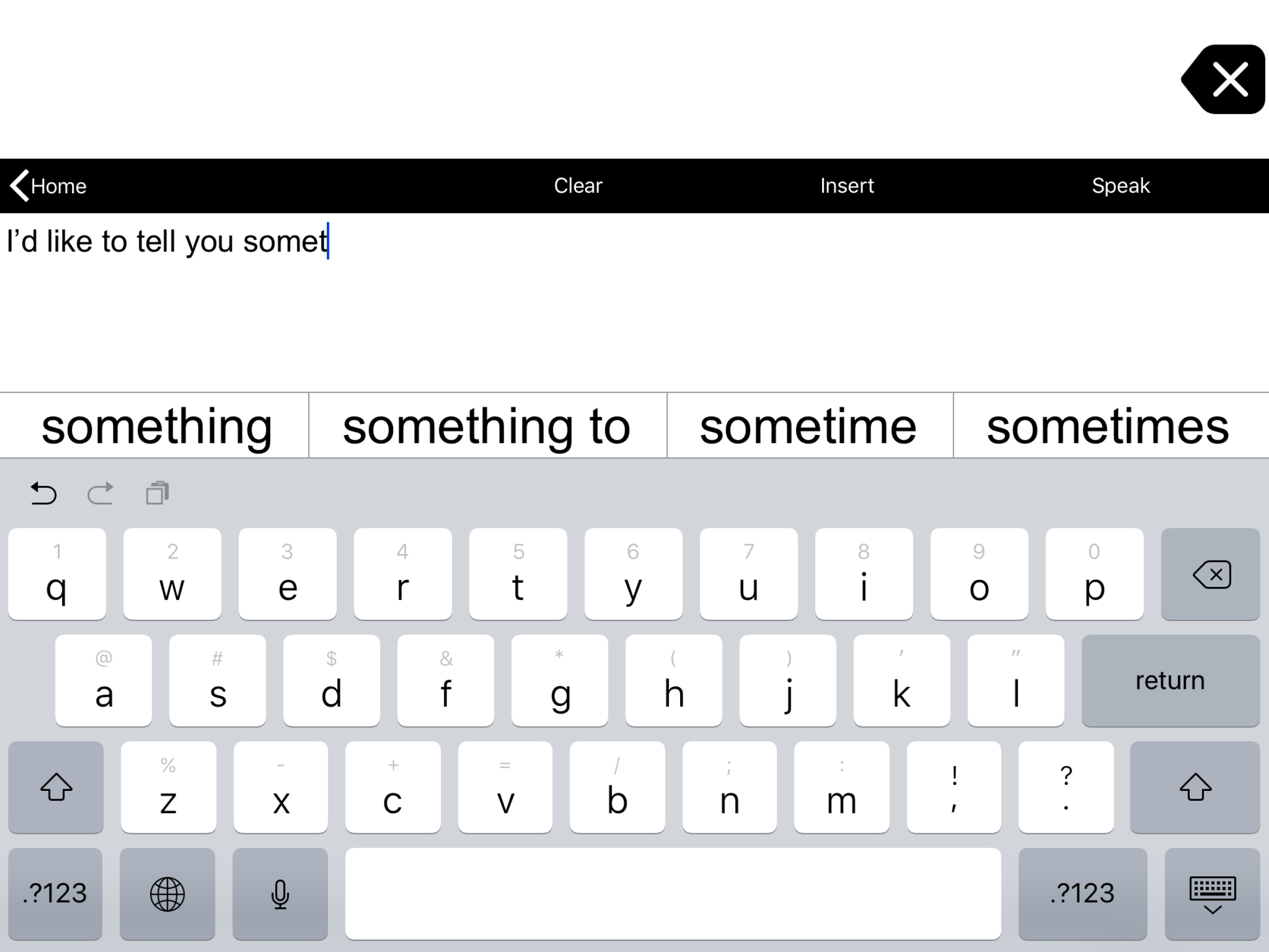 Type using the keyboard - AssistiveWare