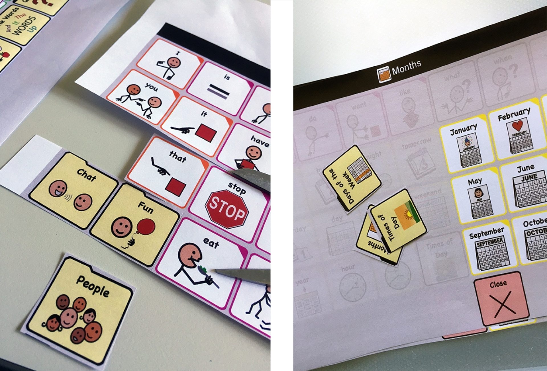 Making a paper-based AAC book - AssistiveWare