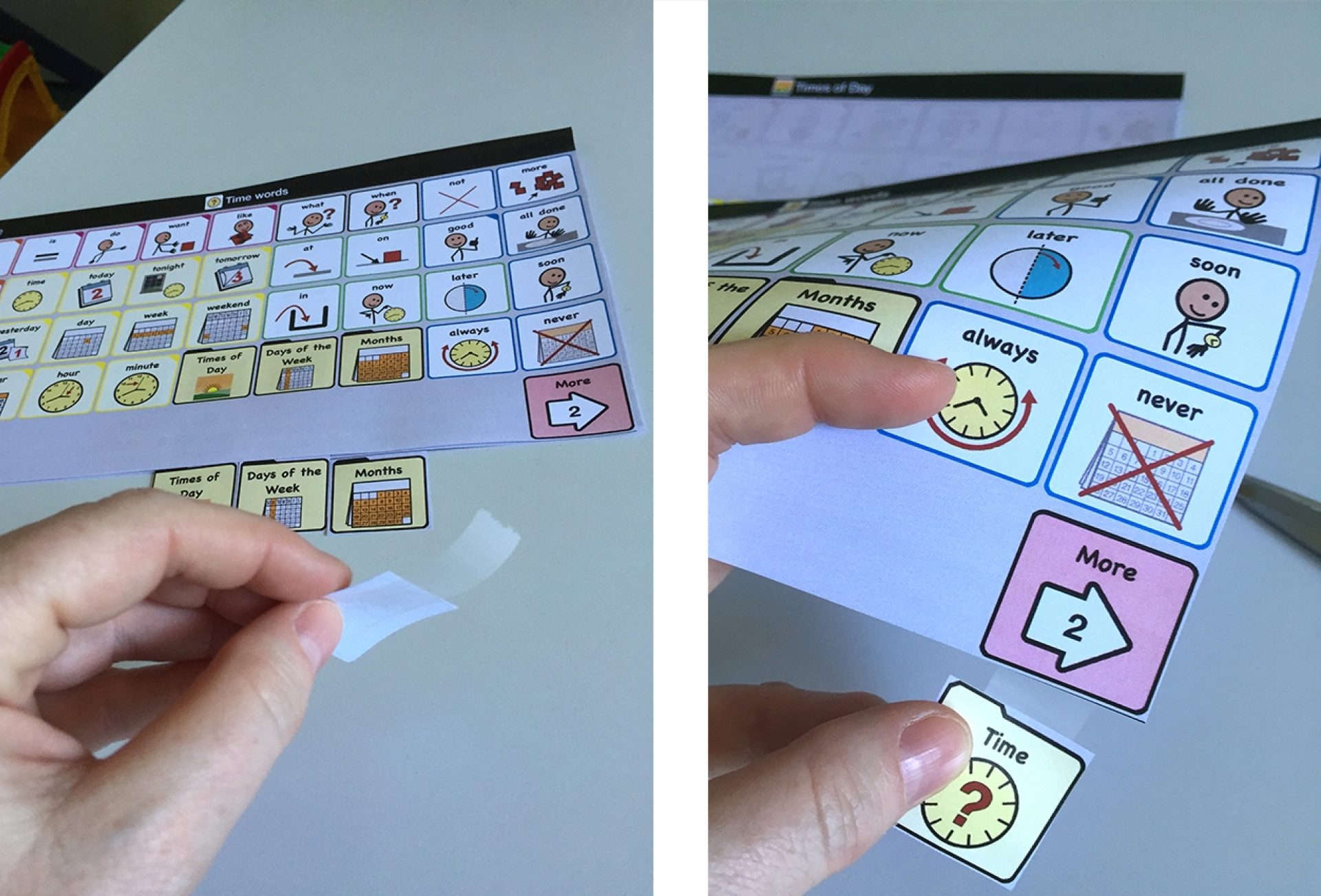 Making a paper-based AAC book - AssistiveWare