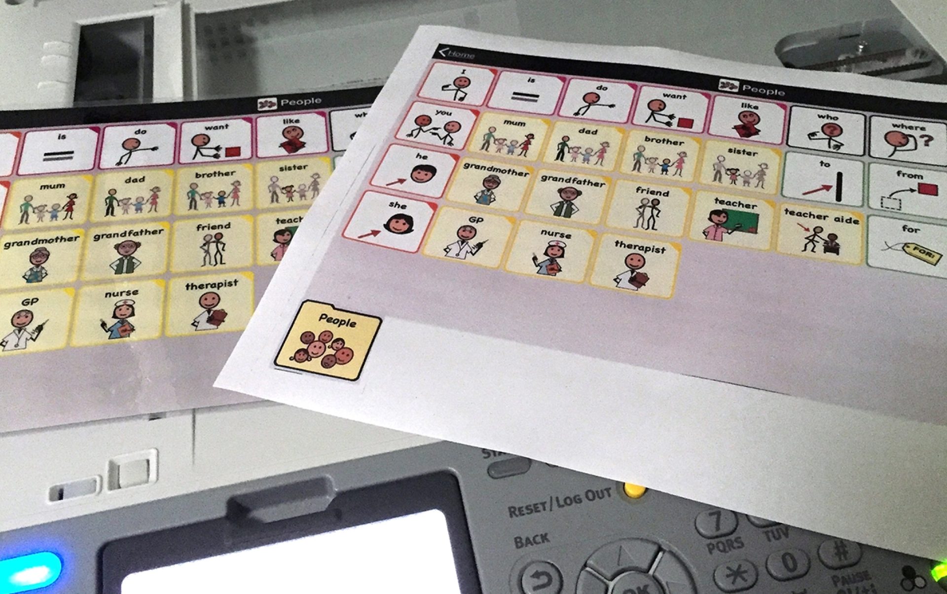 Making a paper-based AAC book - AssistiveWare