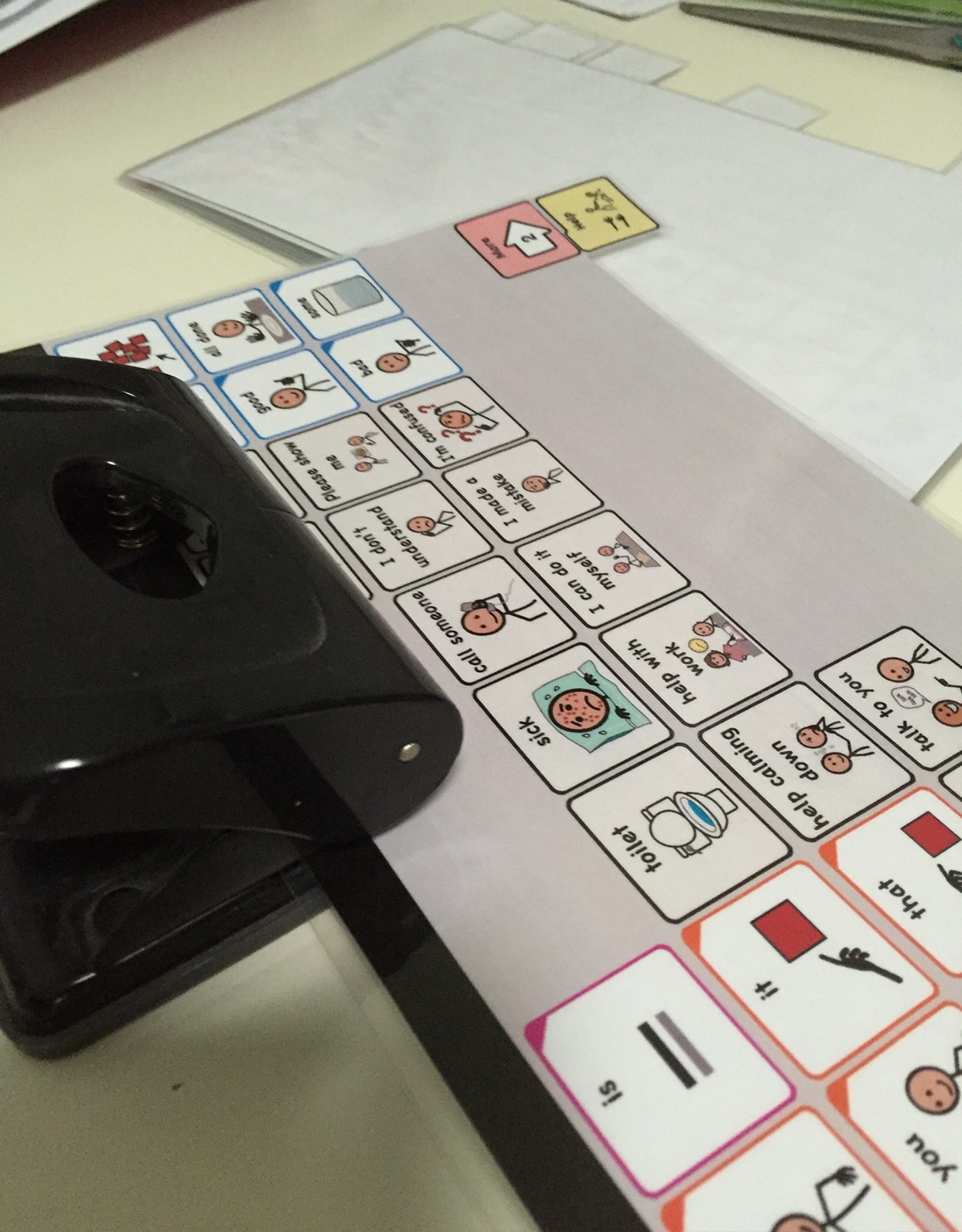 Making a paper-based AAC book - AssistiveWare