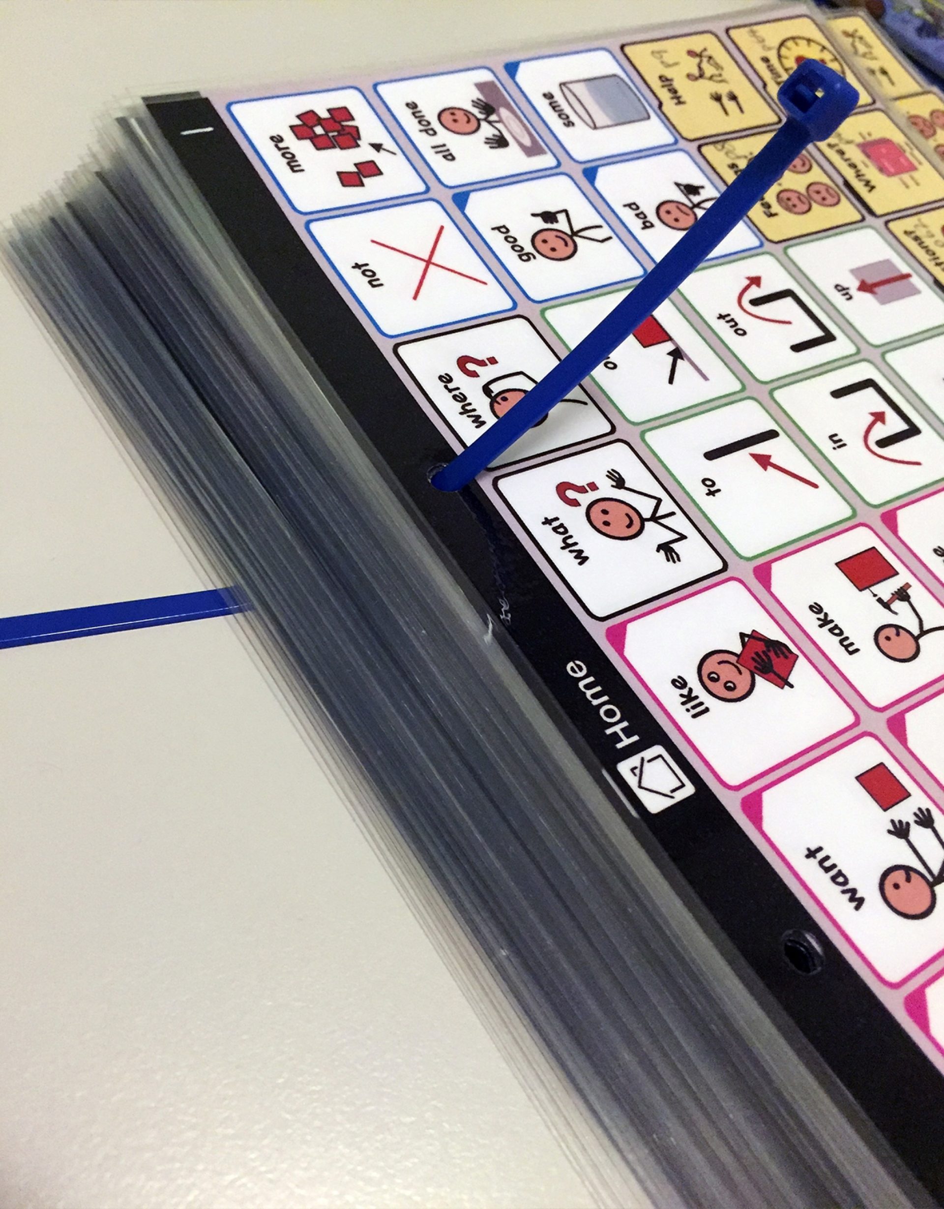 Making a paper-based AAC book - AssistiveWare