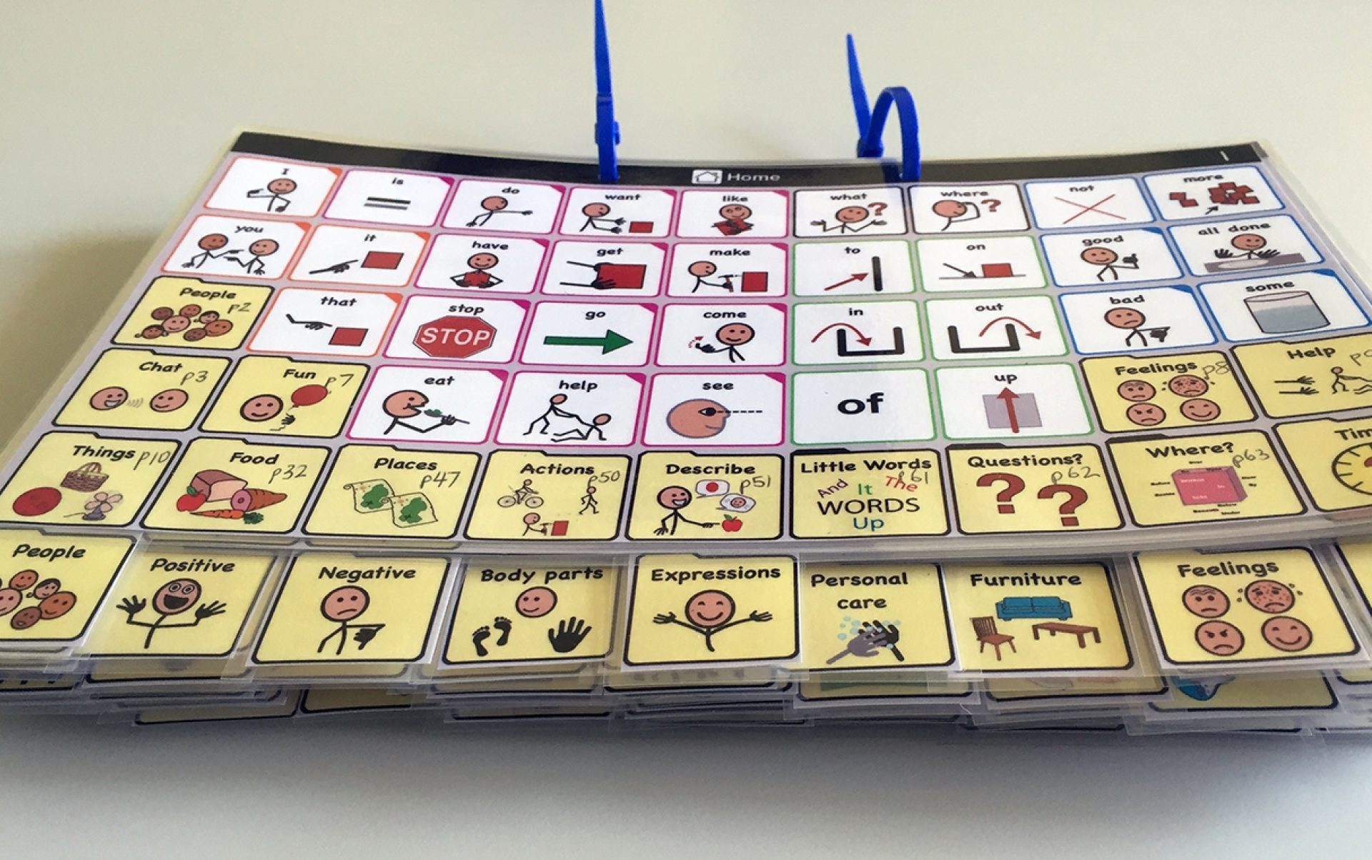 Making a paper-based AAC book - AssistiveWare