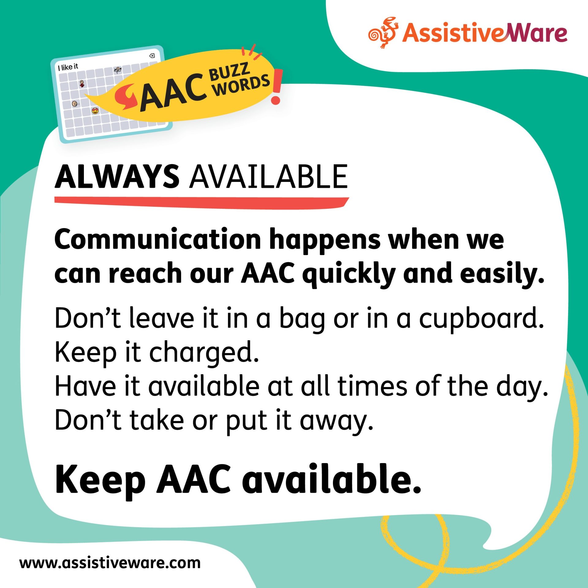 AAC help: Common phrases and buzzwords - AssistiveWare
