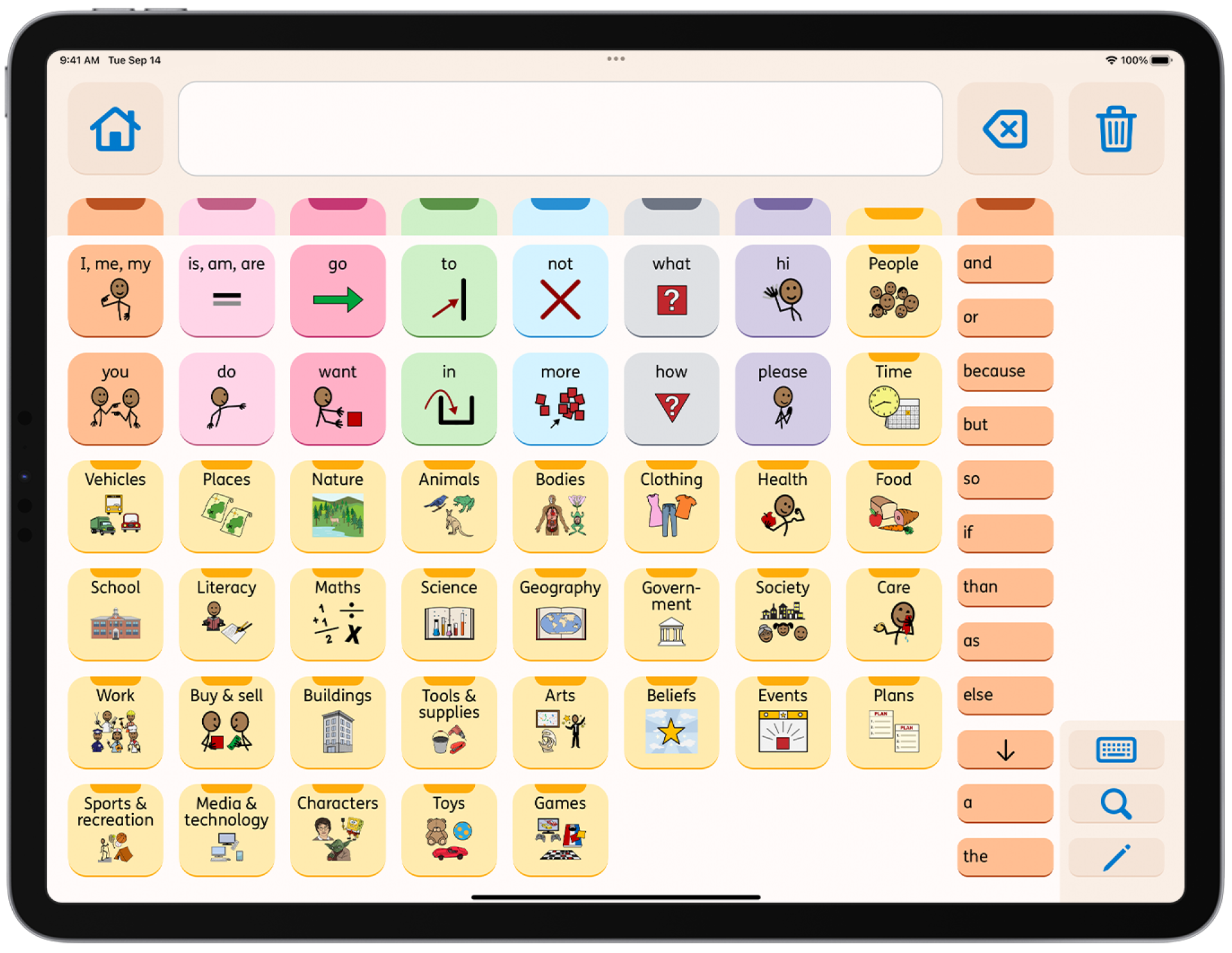 Designing a comprehensive and inclusive vocabulary for Proloquo ...