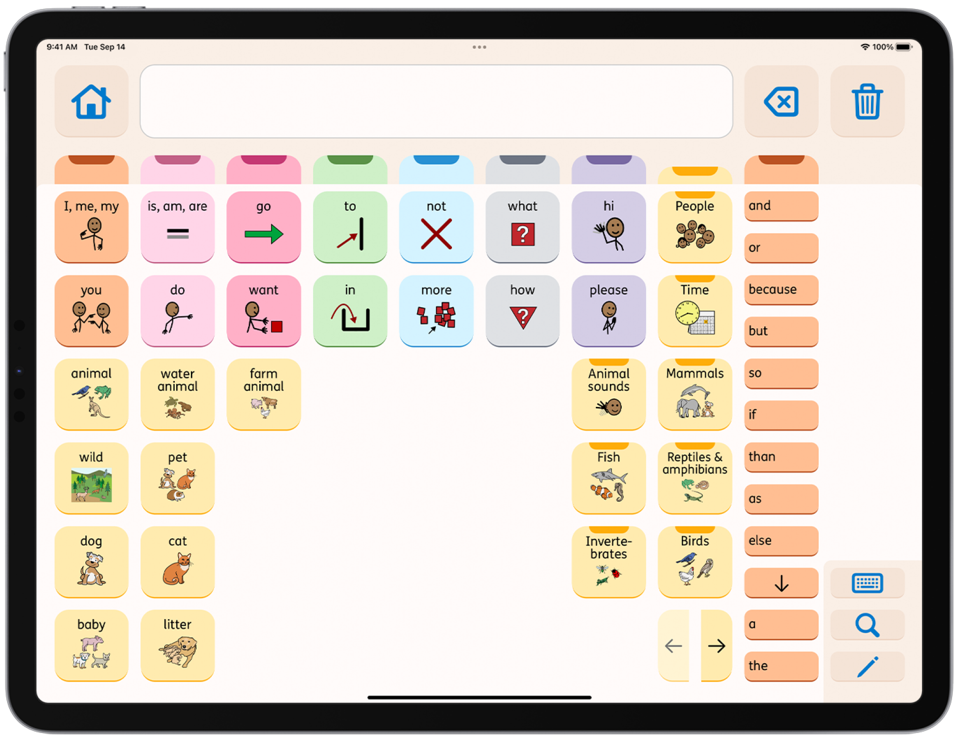 How can I use Proloquo to teach categories? - AssistiveWare