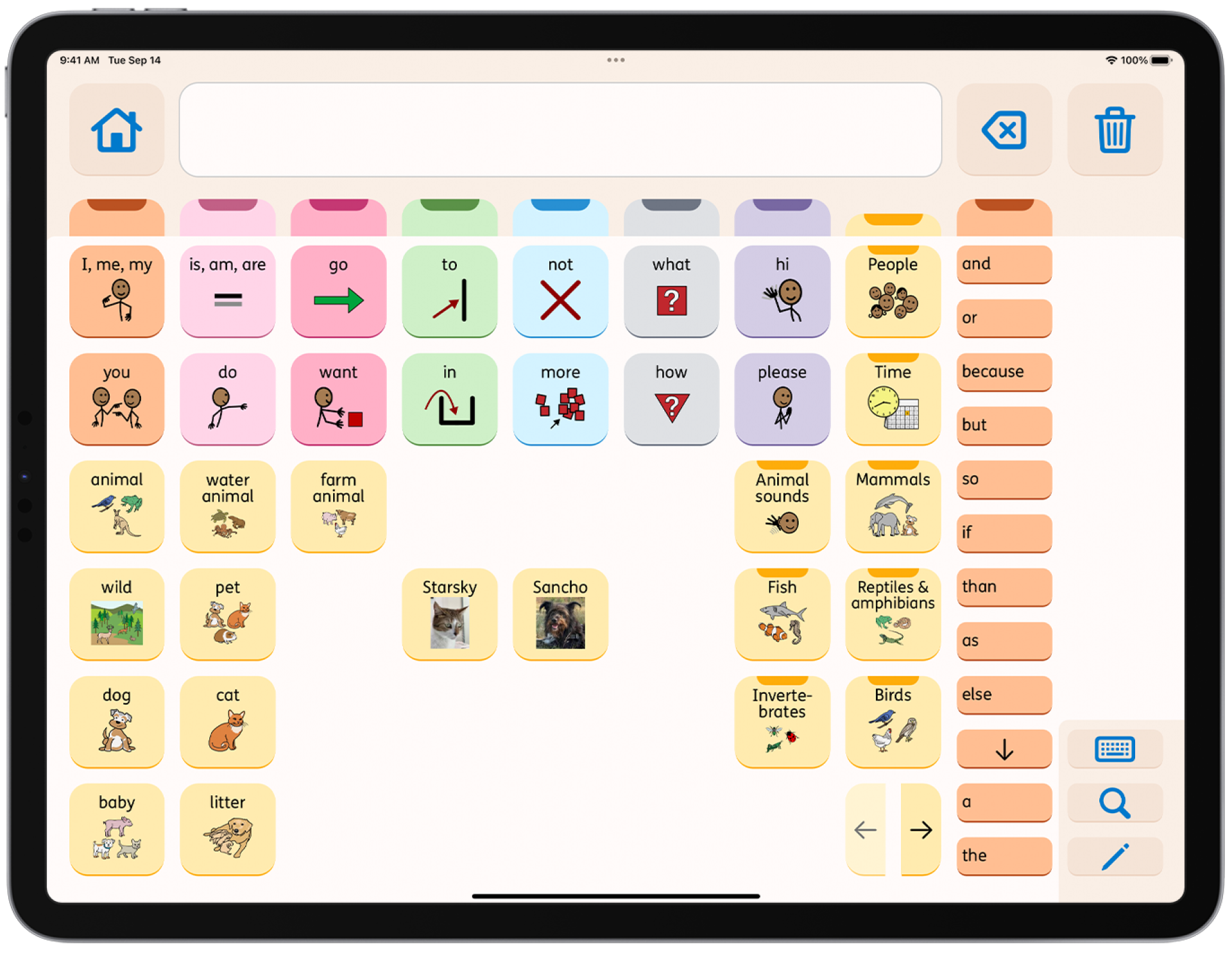 How can I use Proloquo to teach categories? - AssistiveWare