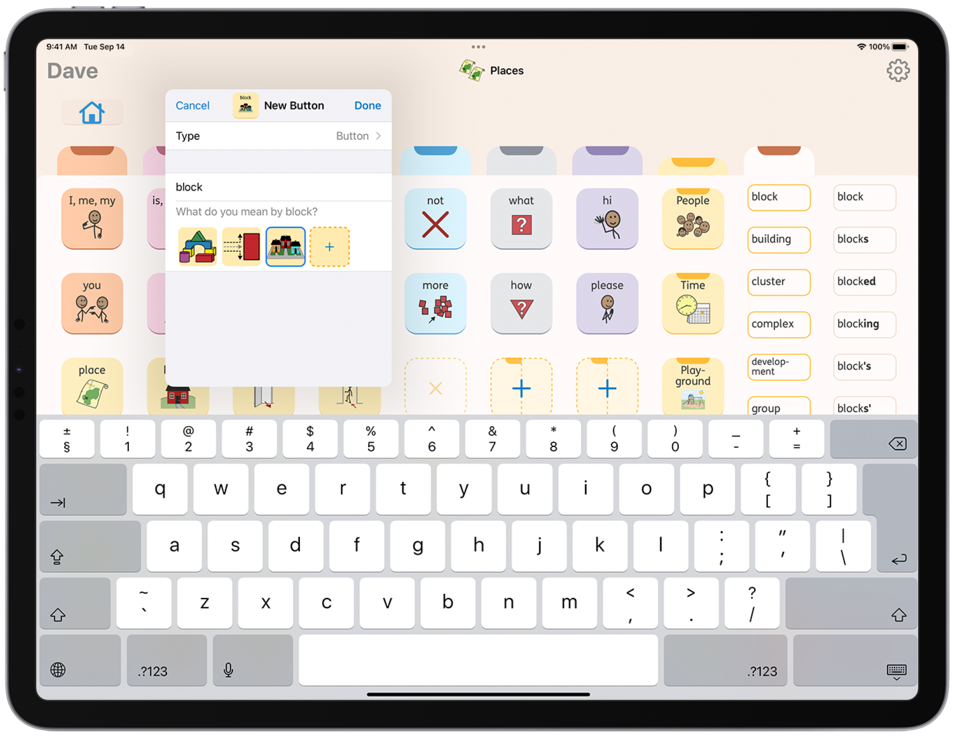 Why can't I change the base vocabulary of Proloquo? - AssistiveWare