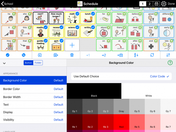 Share buttons and folders between devices - AssistiveWare