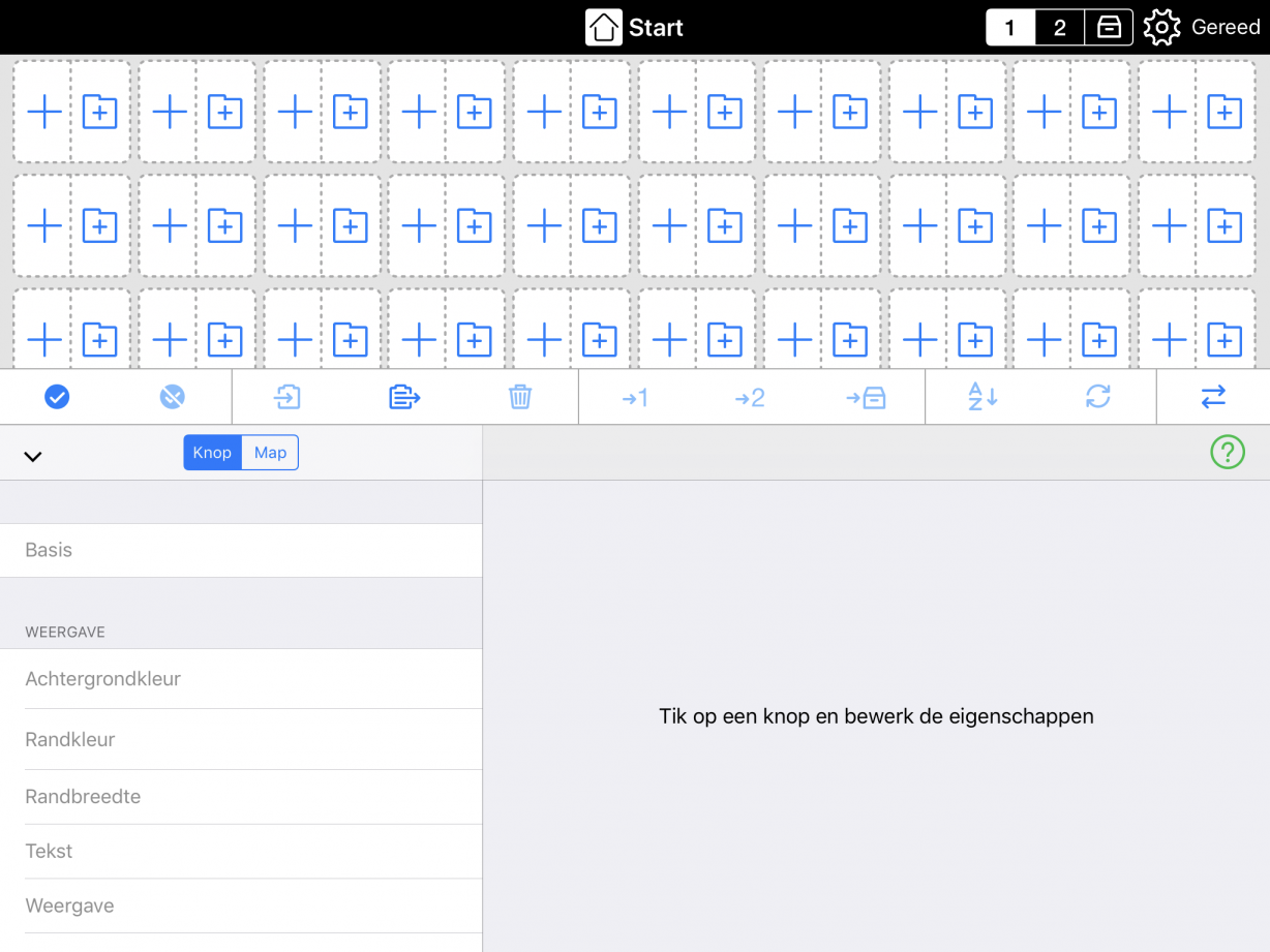 Een nieuwe map maken - AssistiveWare