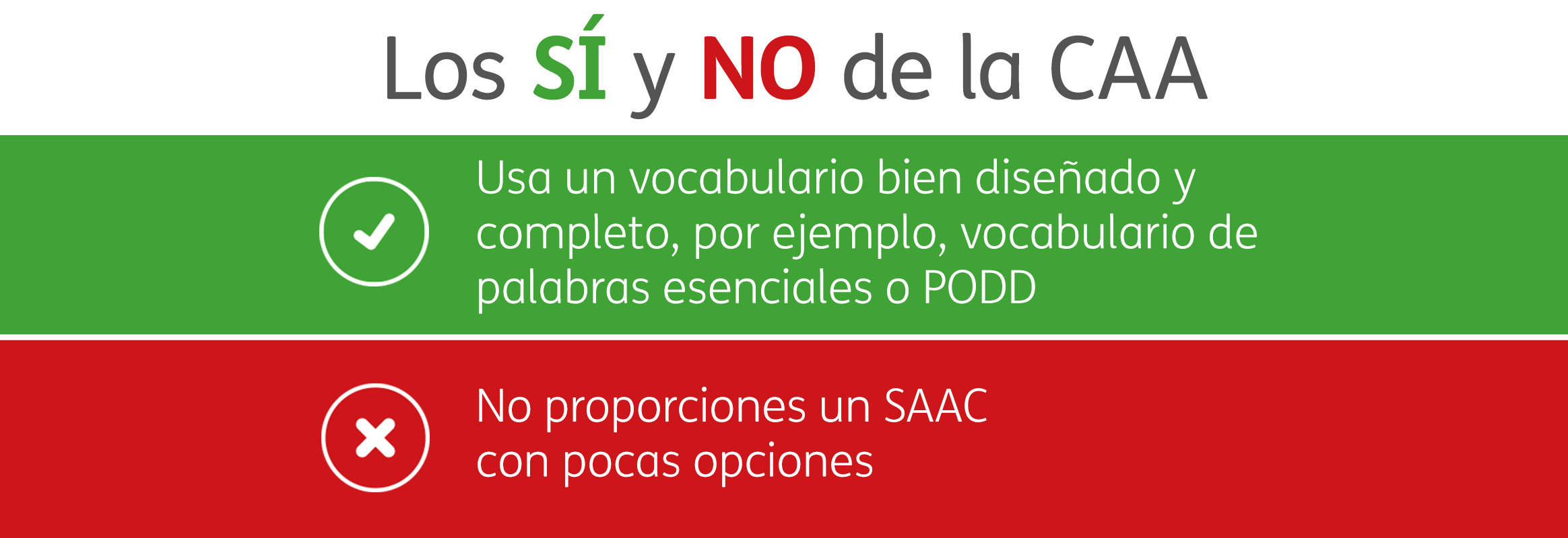 SÍ y NO de la CAA - ¿Qué es "CAA para principiantes"? - AssistiveWare