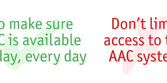Make AAC always available - AssistiveWare