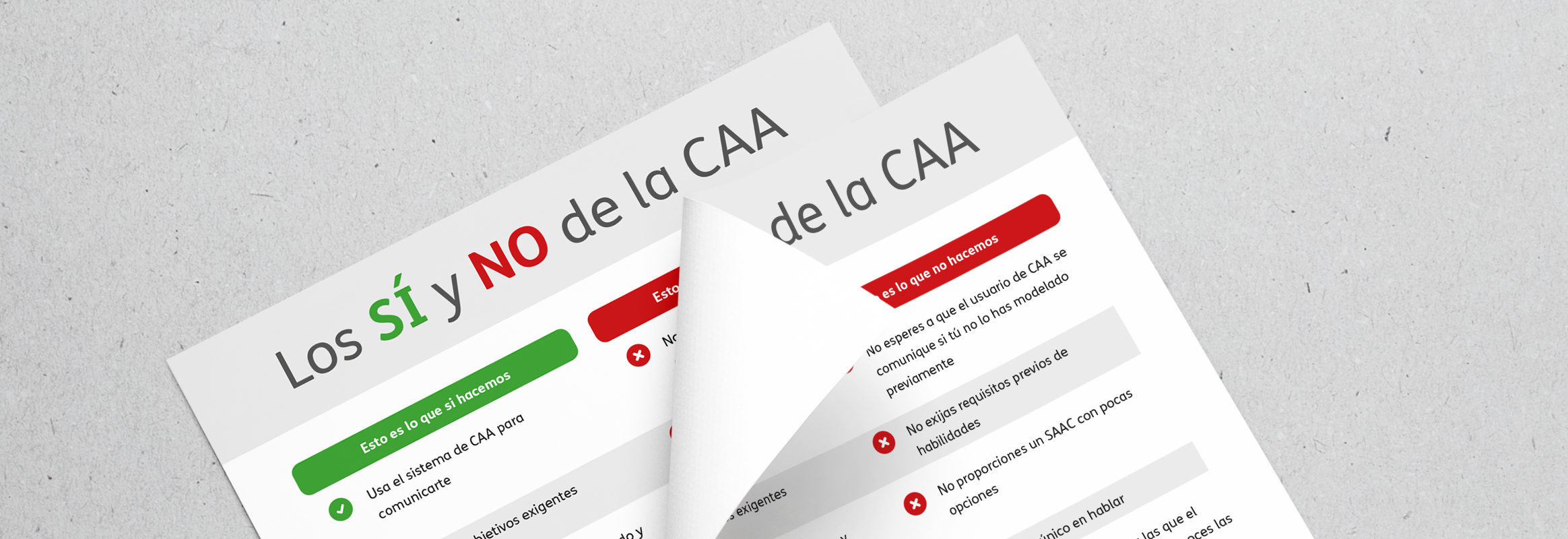 Resumen de los SÍ y NO de la CAA - AssistiveWare