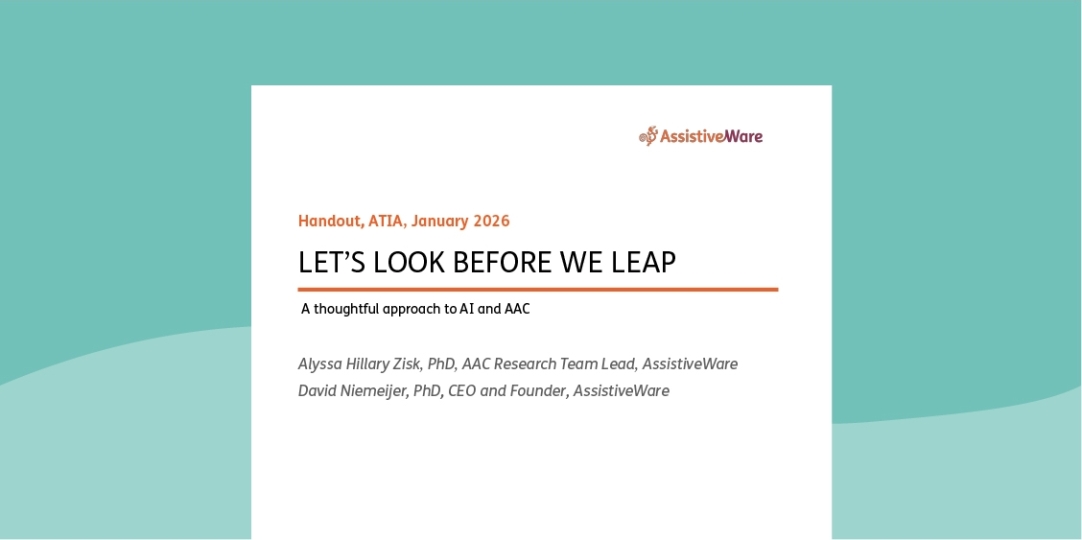 AAC Resources - AssistiveWare