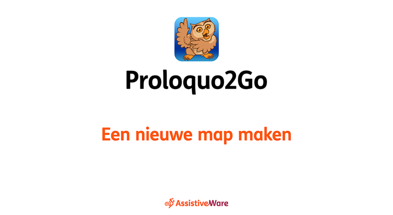 Een nieuwe map maken - AssistiveWare