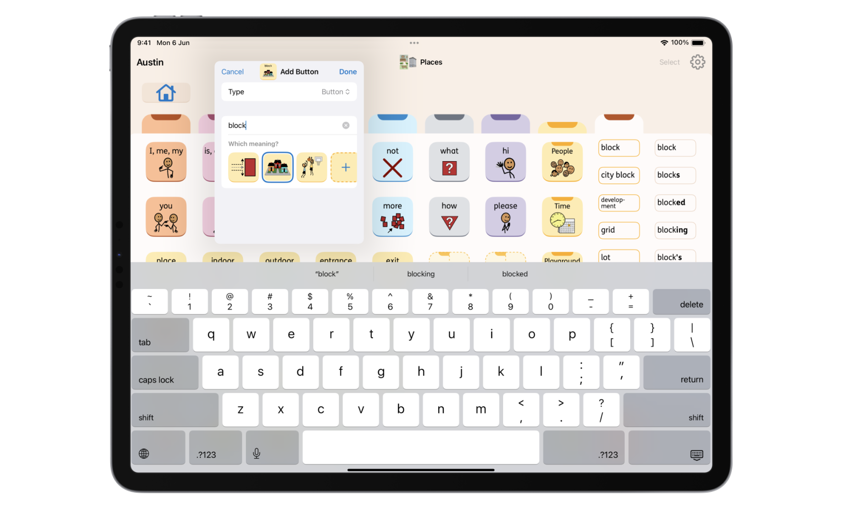 Why can't I change the base vocabulary of Proloquo? - AssistiveWare