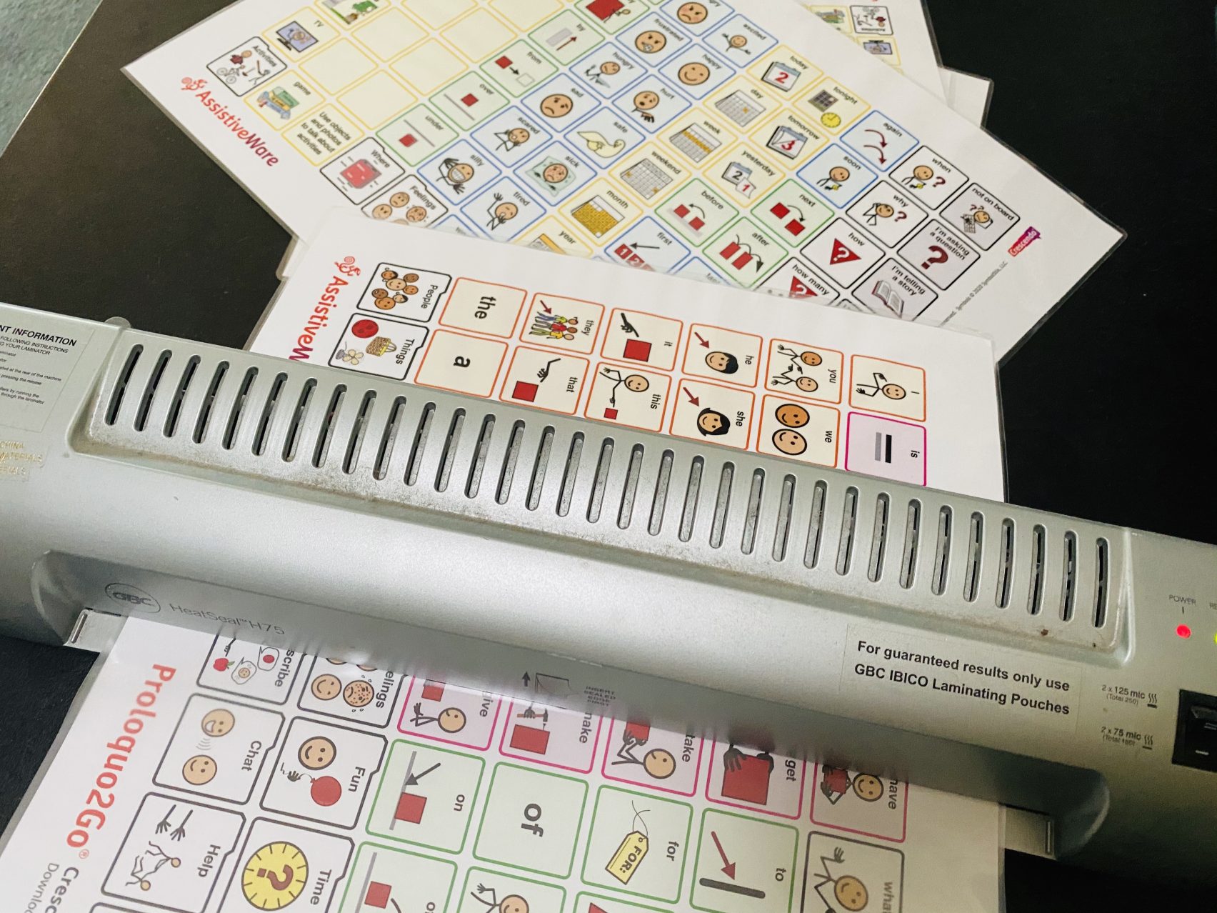 AssistiveWare's Core word boards - AssistiveWare