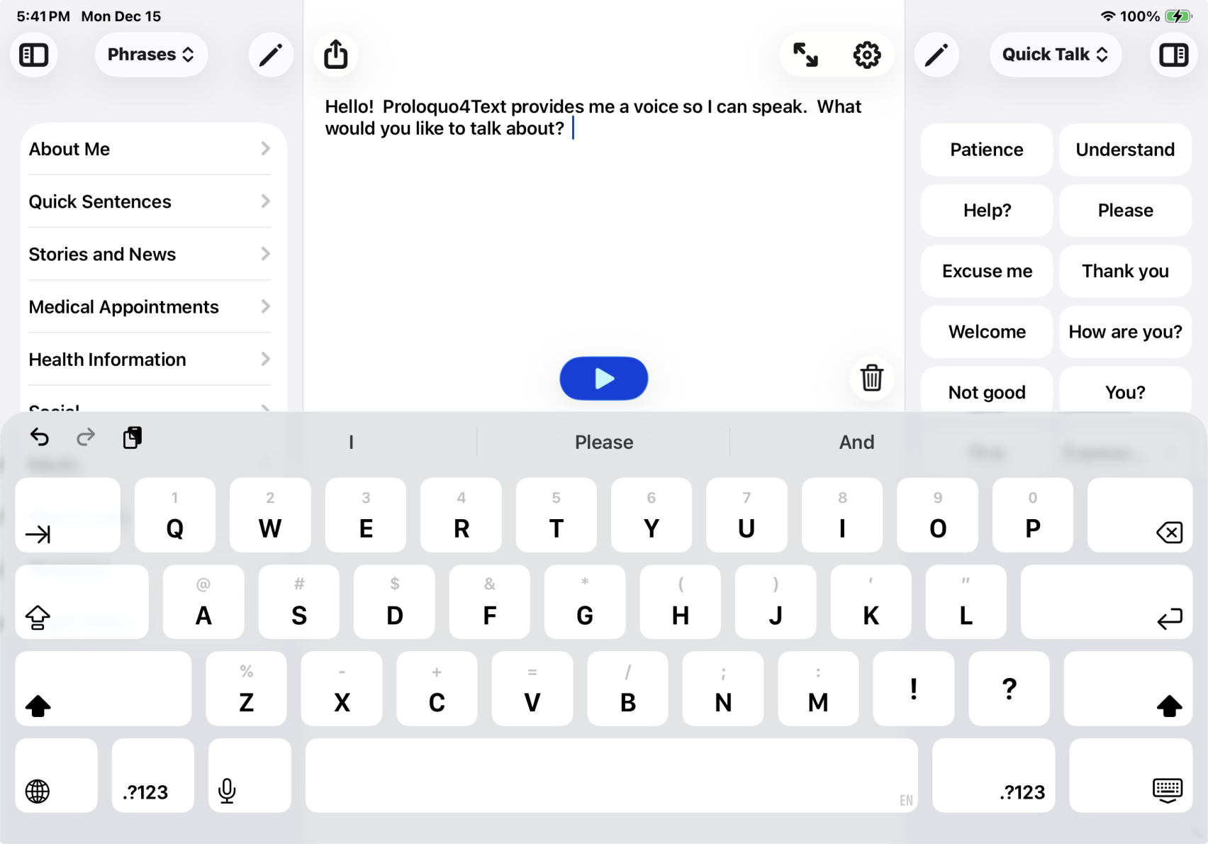 Should I try text-based AAC? - AssistiveWare