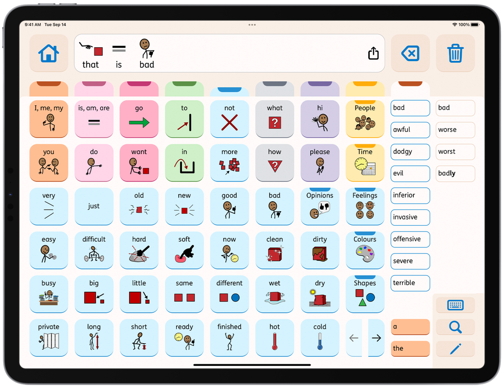Why don’t all buttons in Proloquo have symbols? - AssistiveWare