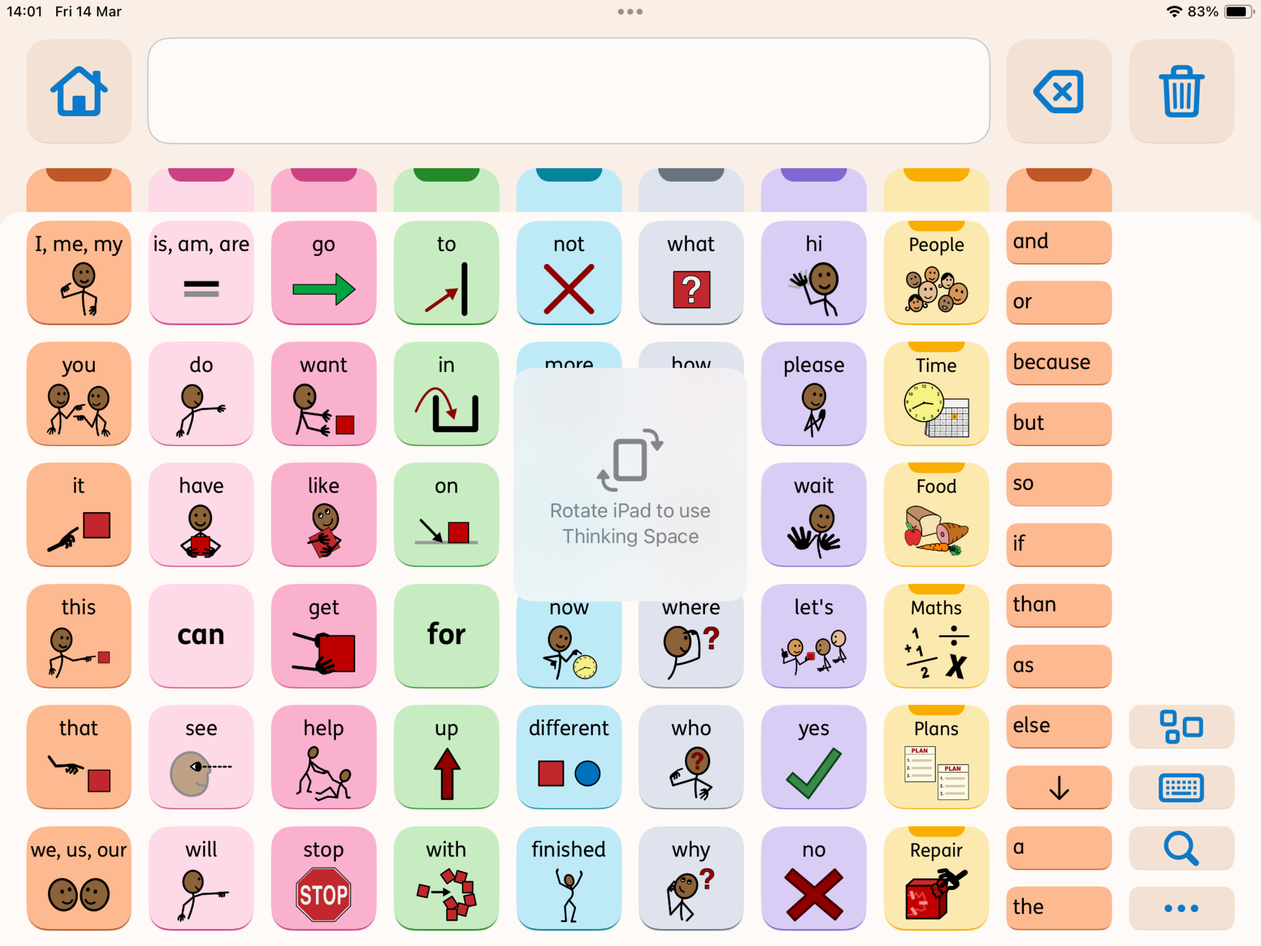Proloquo Thinking Space ™ - AssistiveWare