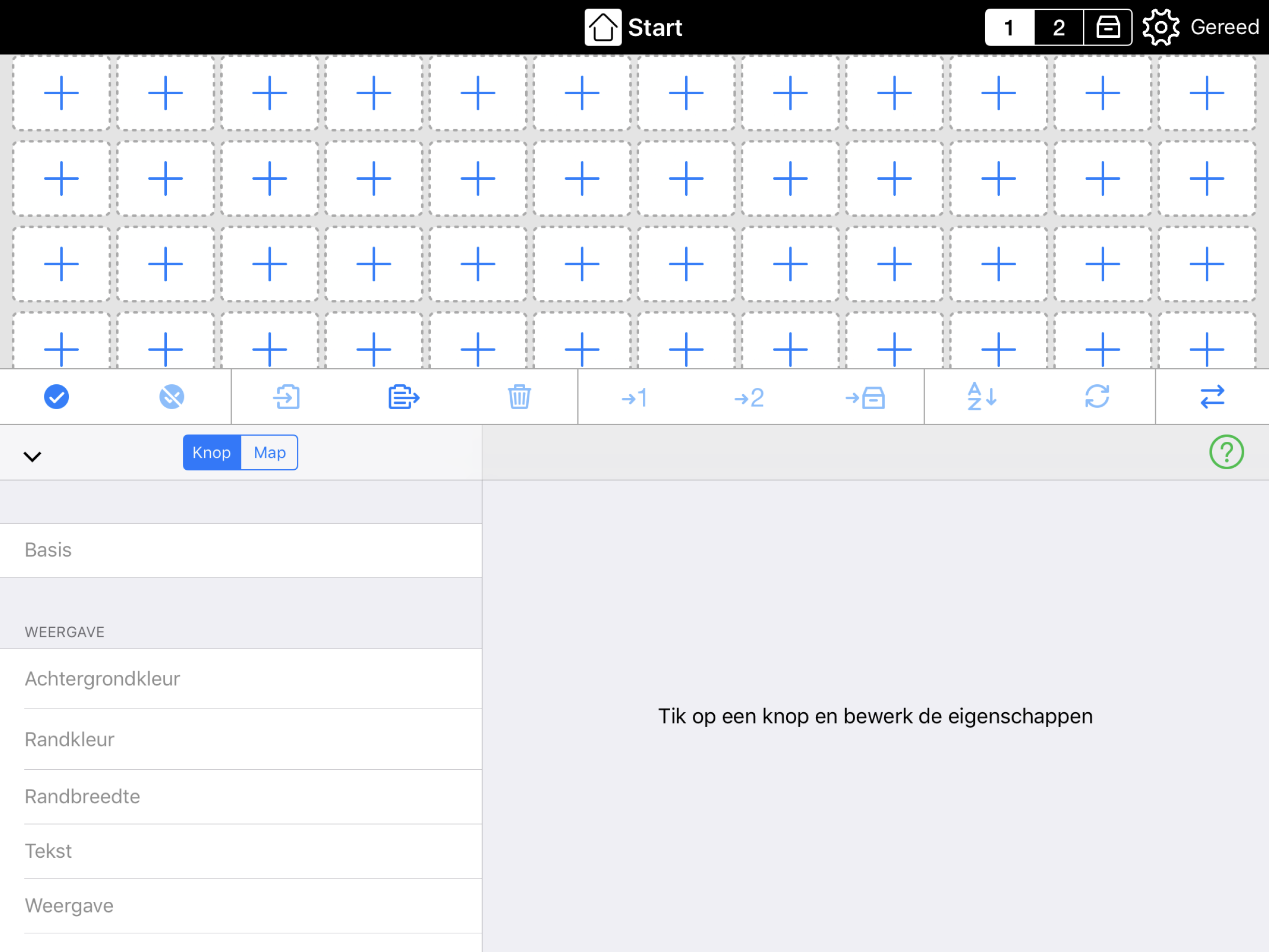 Een nieuwe map maken - AssistiveWare