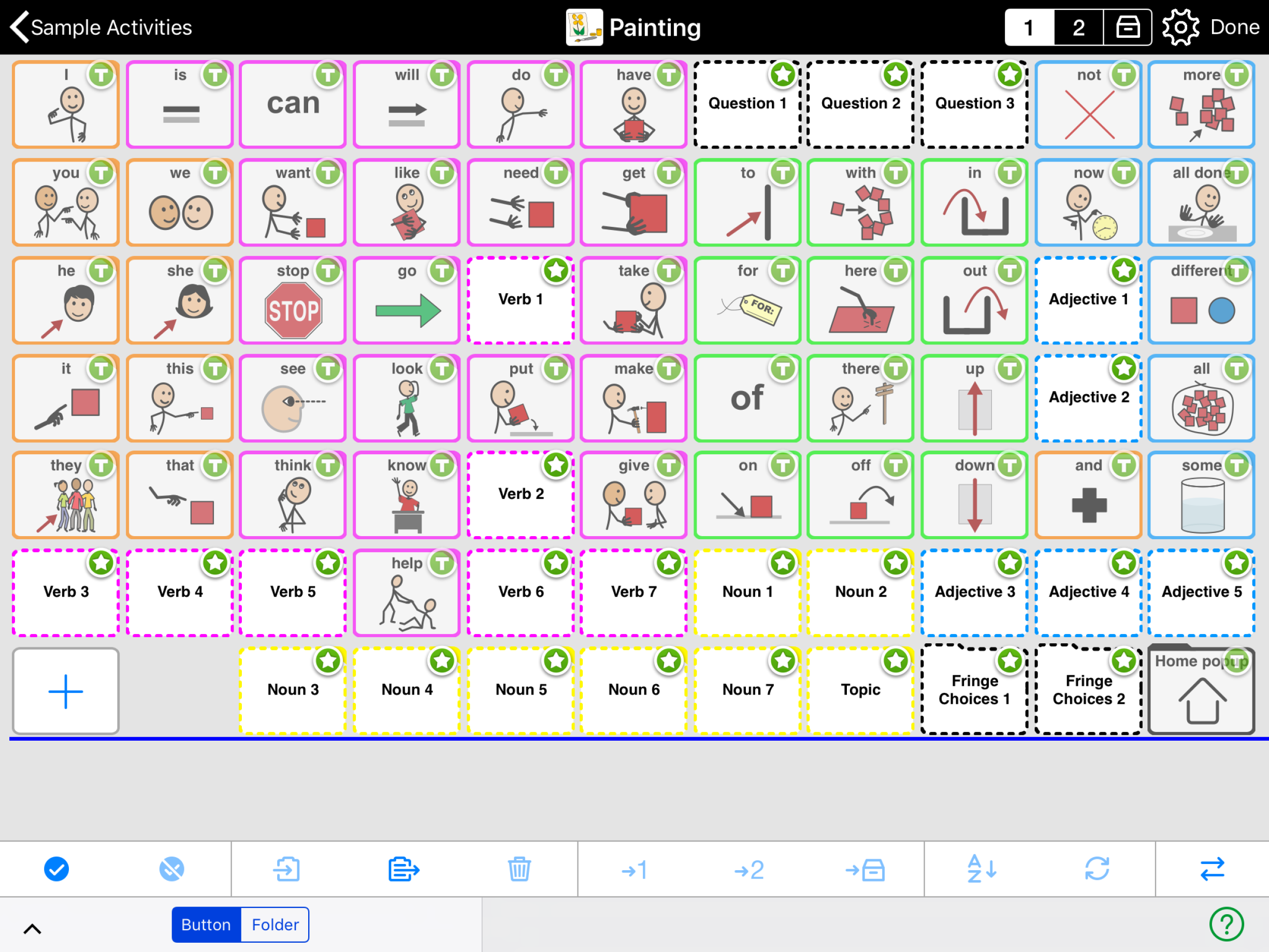 Make a new folder based on an Activity Template - AssistiveWare