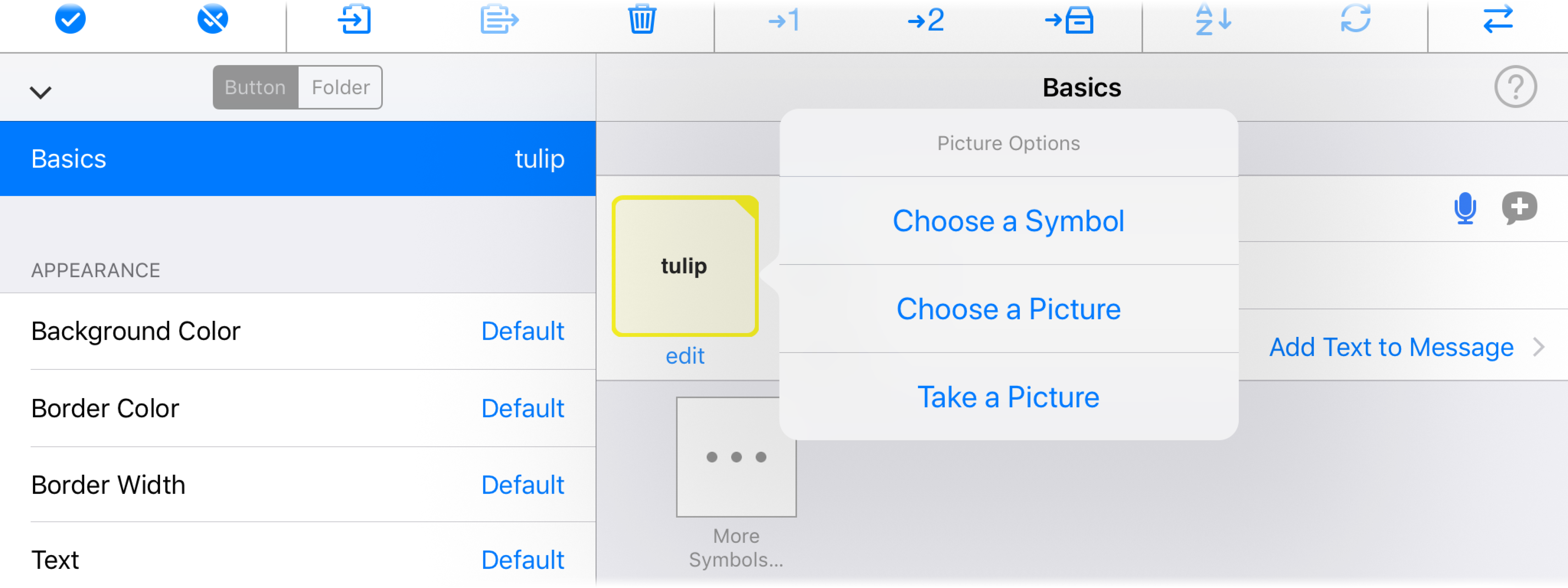 Add a photo to a button - AssistiveWare