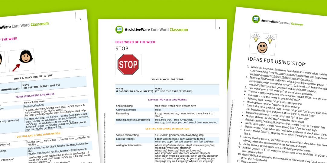Blogs with tag Core words - AssistiveWare