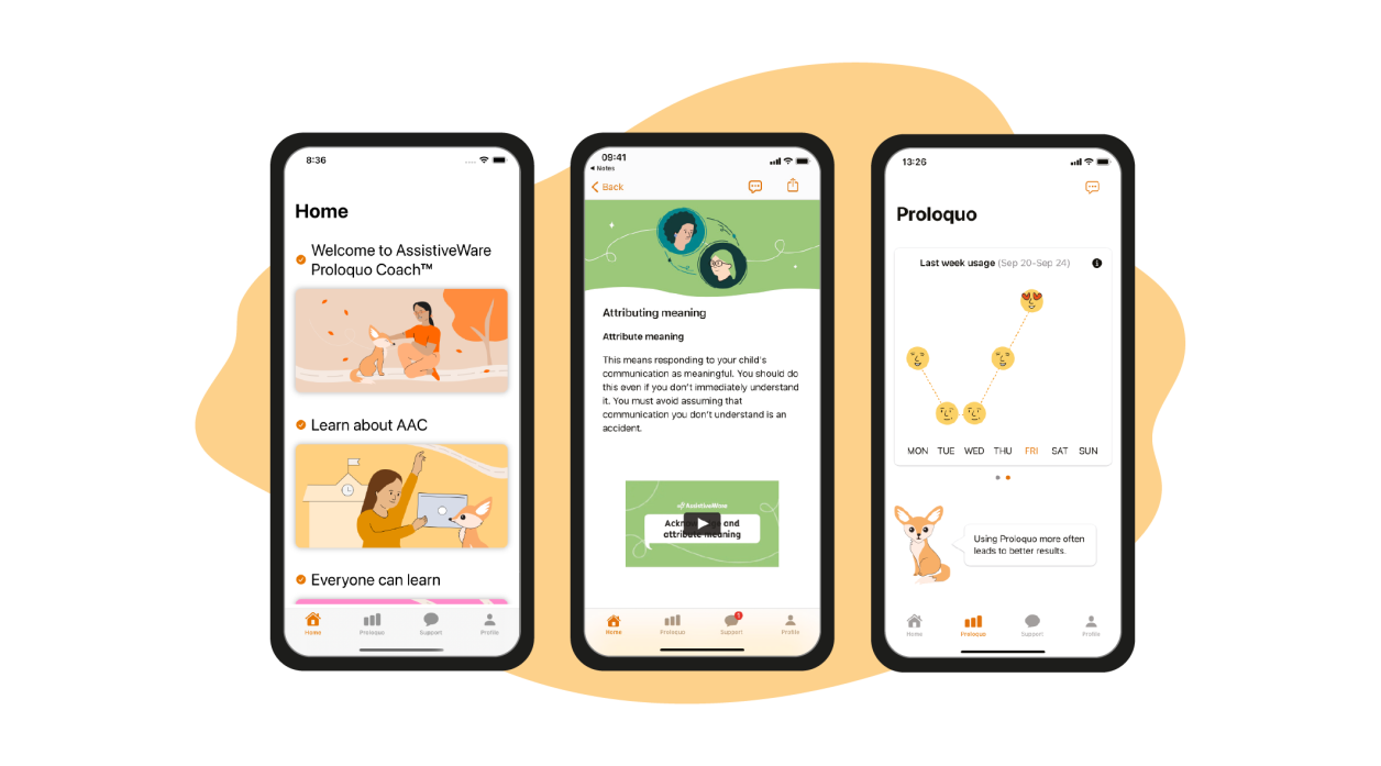 Proloquo and Proloquo Coach for clinicians and AAC professionals ...